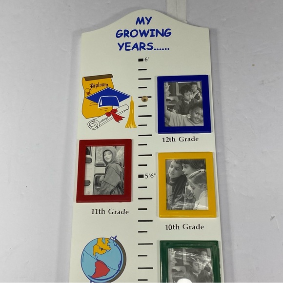My Height Chart | Other | My Growing Years Height Chart With Colorful ...